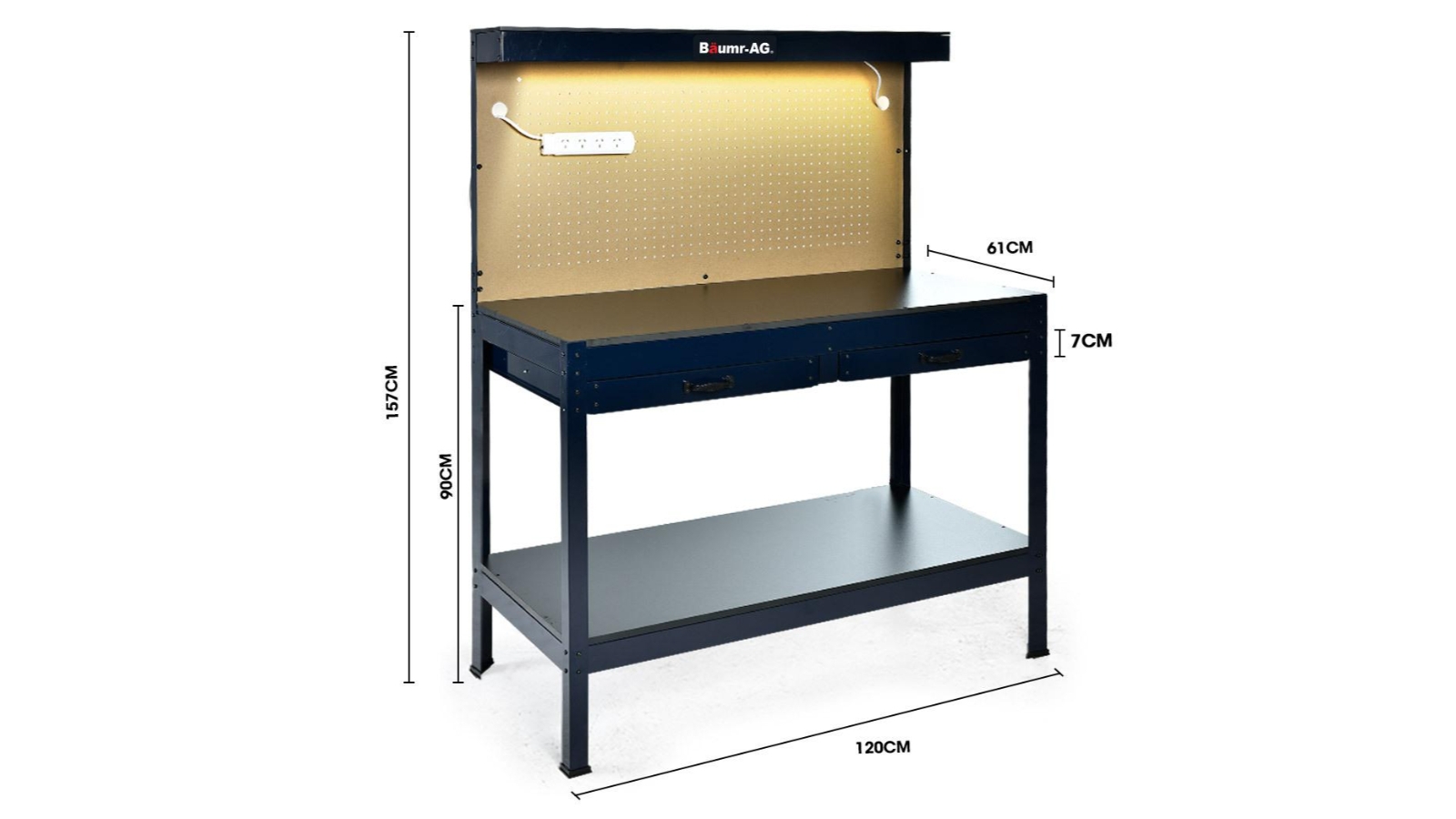 Lighted workbench store