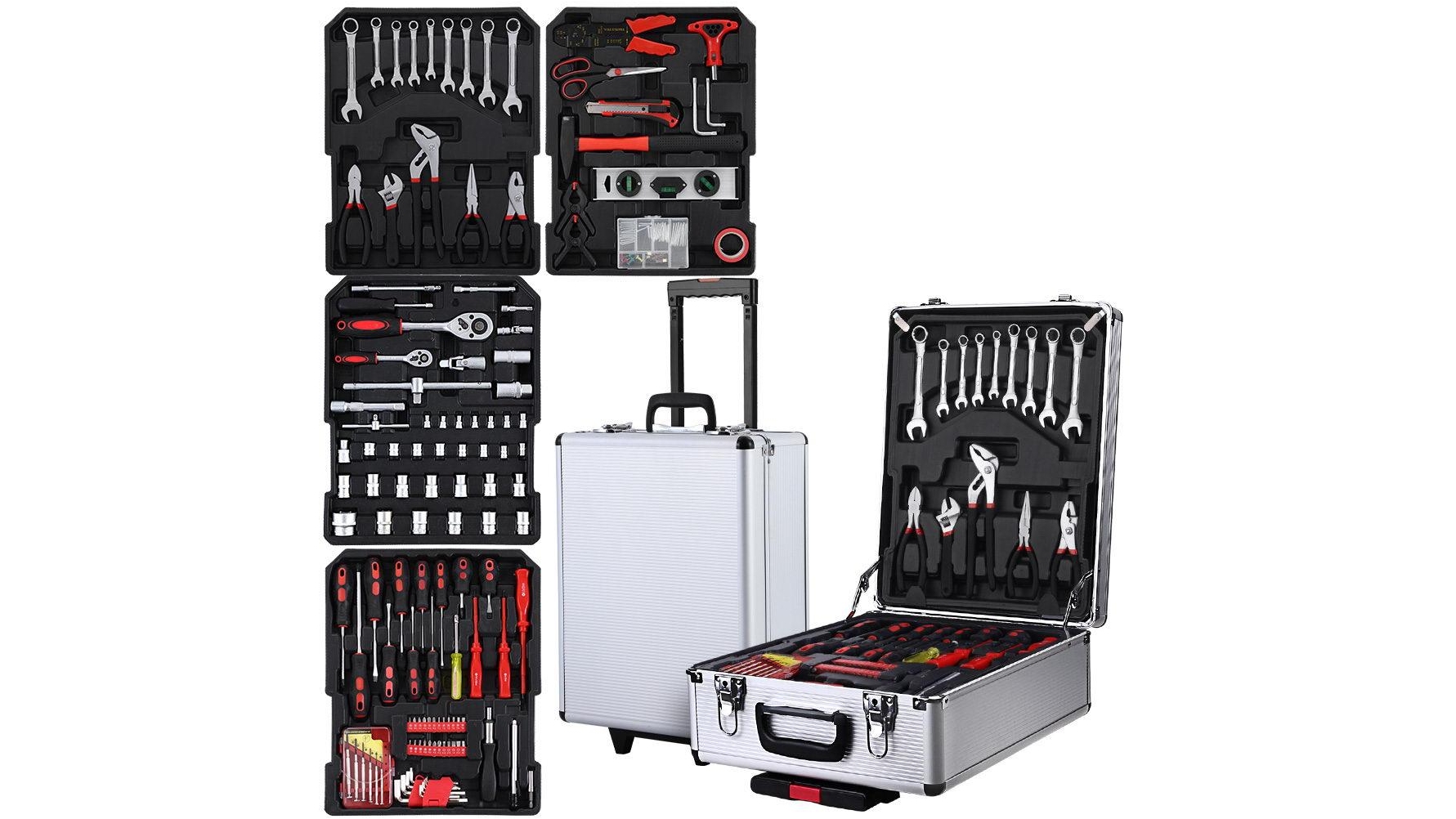 Giantz 786 Pieces Portable Tool Kit - Silver | Harvey Norman