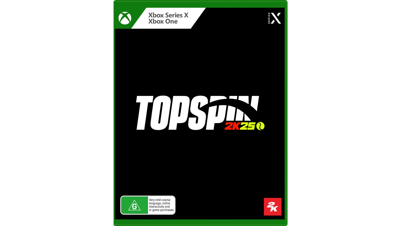 Top Spin 2K25 - Xbox | Harvey Norman