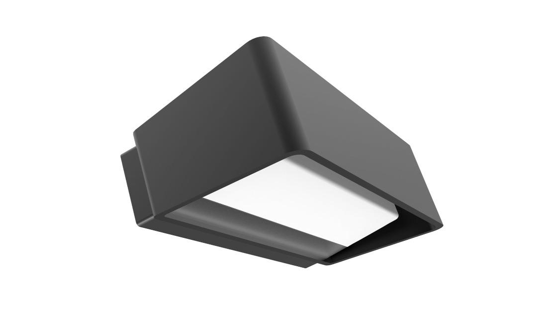 Topa IP65 Rectangular Surface Mounted Up/Down Tri-CCT LED Exterior Wall ...