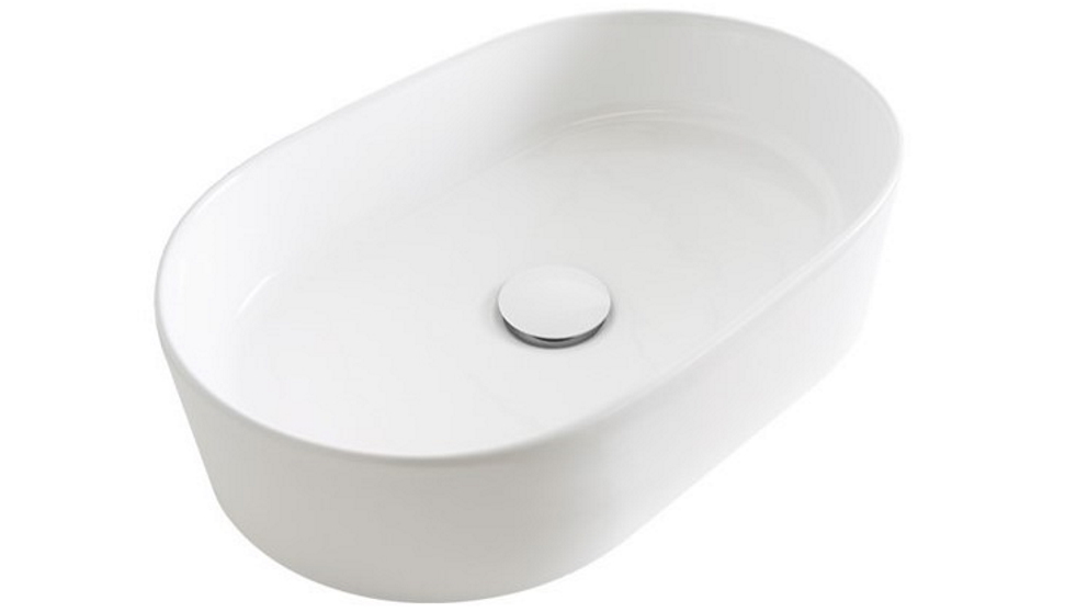 ADP Patty Above Counter Basin - Gloss White | Harvey Norman