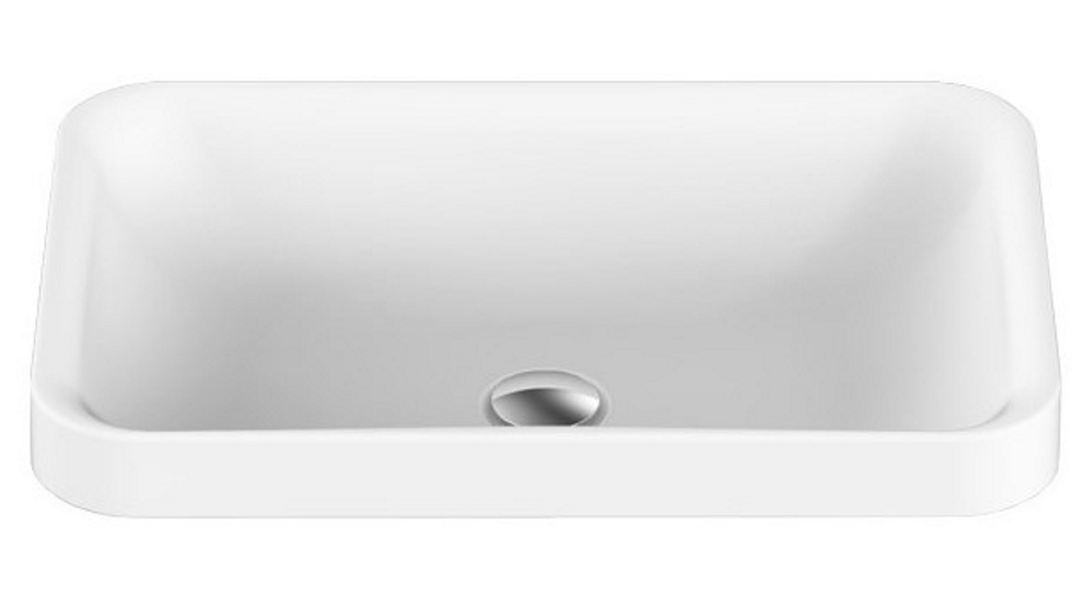ADP Pride Semi Inset Basin - Matte White | Harvey Norman