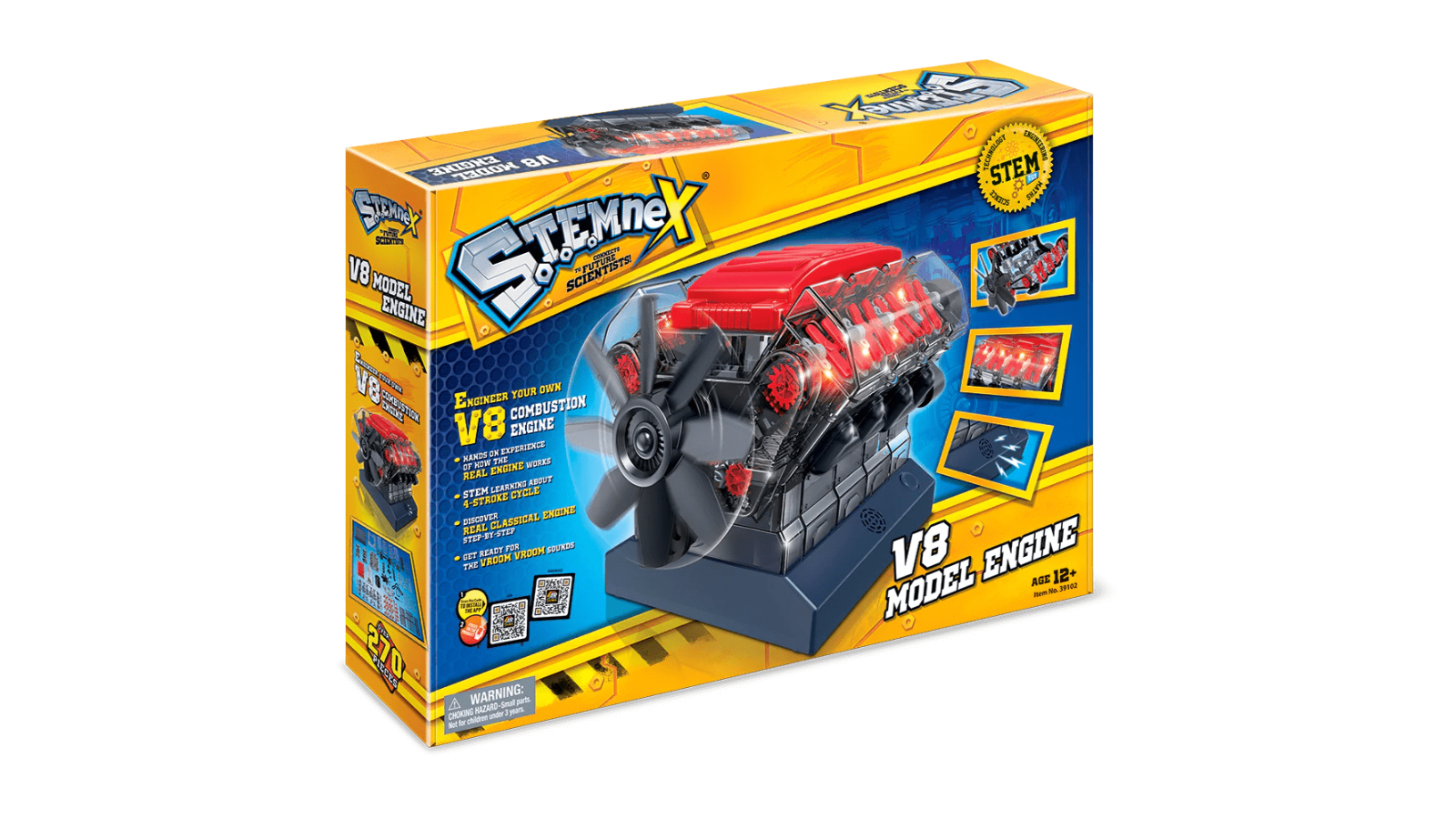 Kenisy Stemnex Amazing V8 Model Engine Stem Toy Educational ...