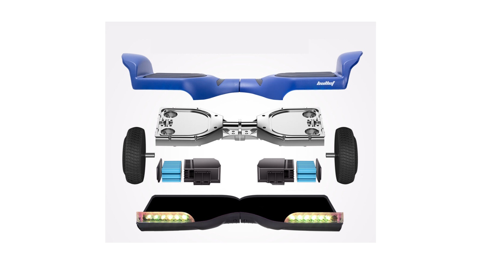 Bullet SX-2500 Hoverboard Scooter - Blue | Harvey Norman