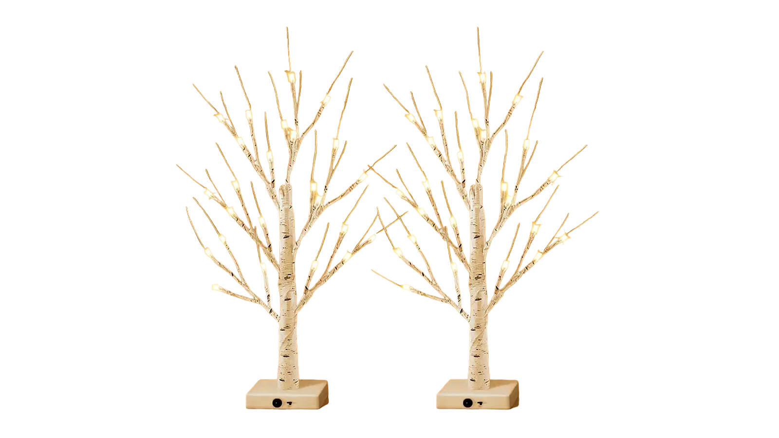 TM Warm White Lighted Birch Tree Christmas Light - 60.96cm | Harvey Norman