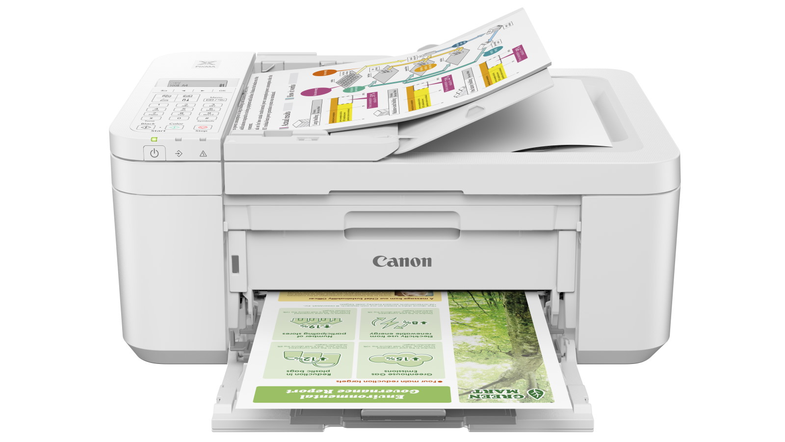 Canon PIXMA Home Office TR4665 Compact Inkjet Printer - White | Harvey ...