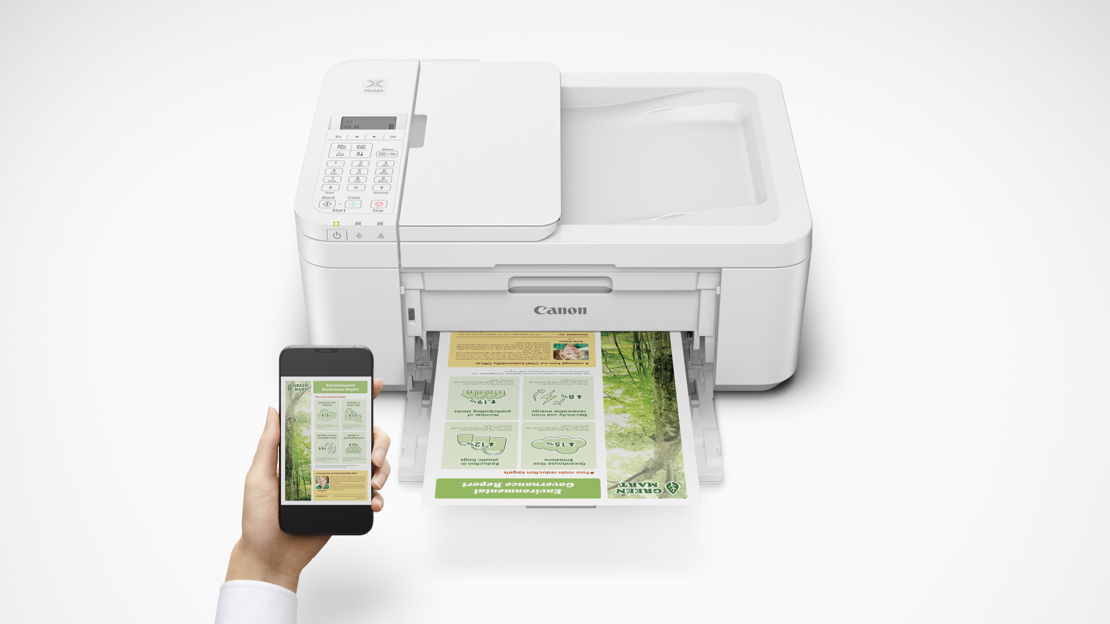 Canon PIXMA Home Office TR4665 Compact Inkjet Printer - White | Harvey ...