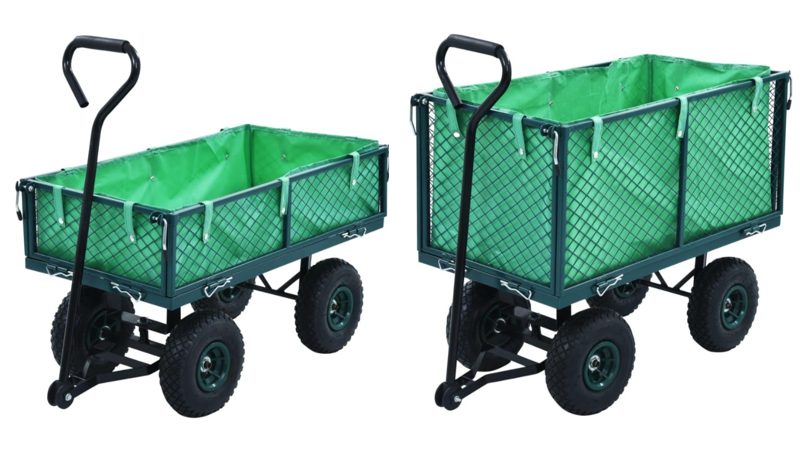 vidaXL Green Garden Hand Trolley | Harvey Norman