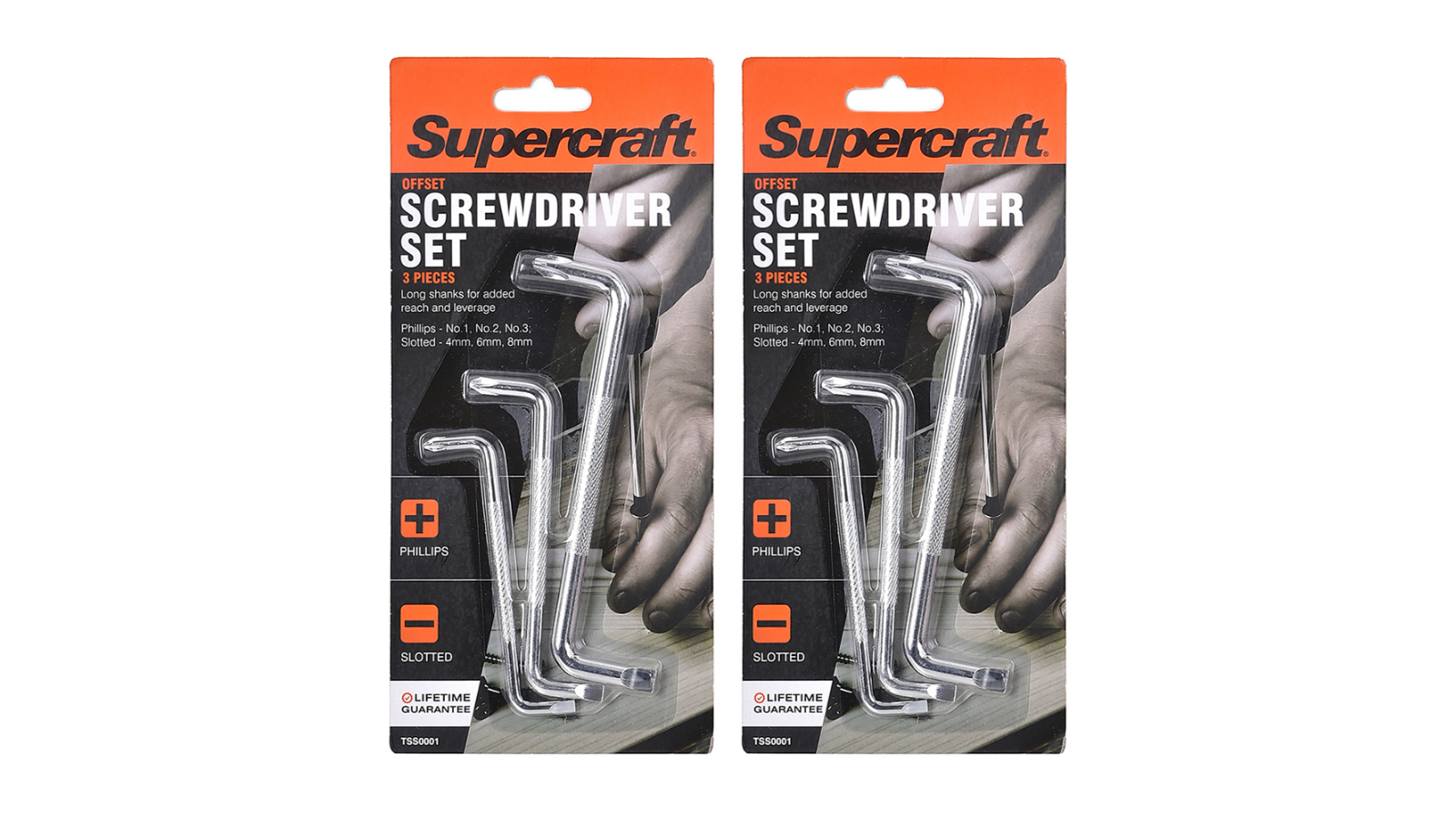 Supercraft 6 Piece Long Screwdriver Set | Harvey Norman