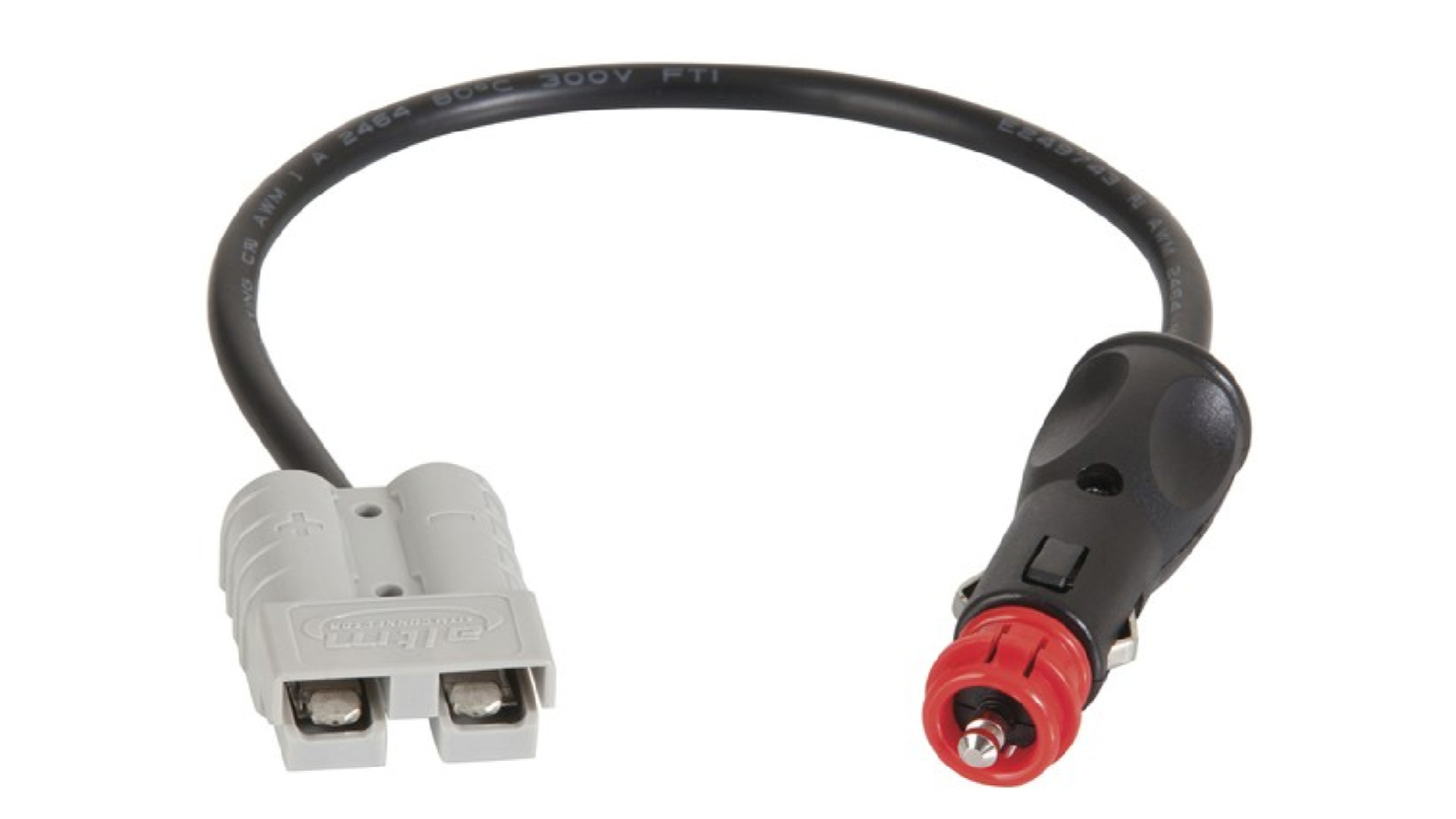 12 Volt Direct Anderson Style Plug to Cigarette Plug Adapter Lead ...