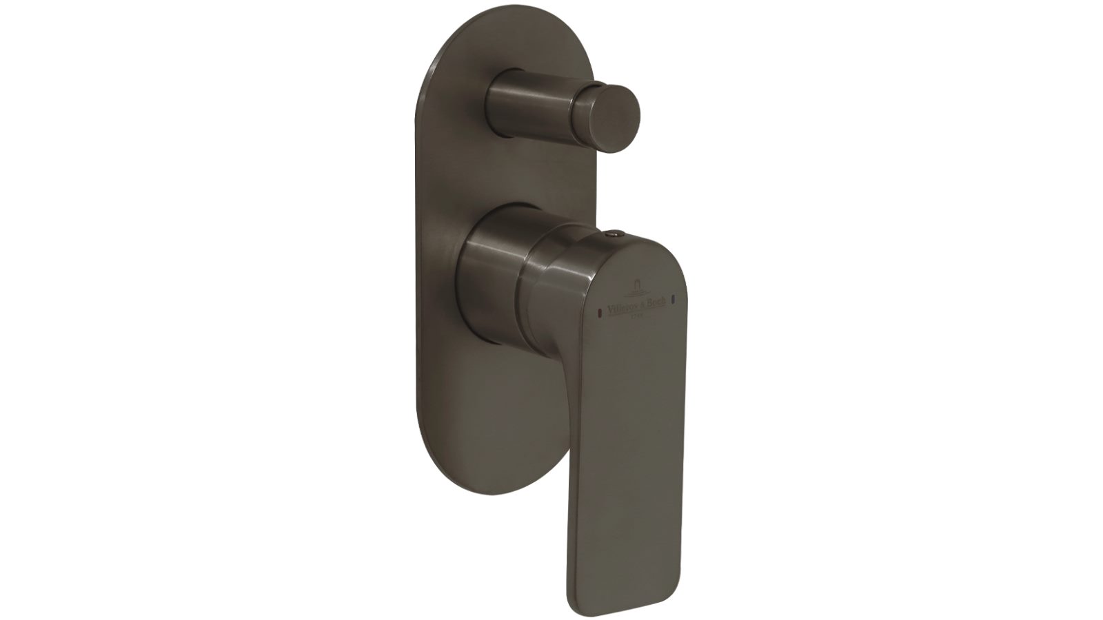 Villeroy & Boch Magnum Diverter Mixer Trim - Gun Metal | Harvey Norman