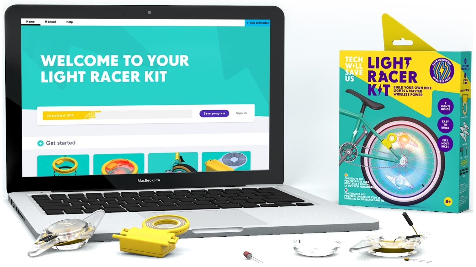 Tech Will Save Us Light Racer Kit | Harvey Norman