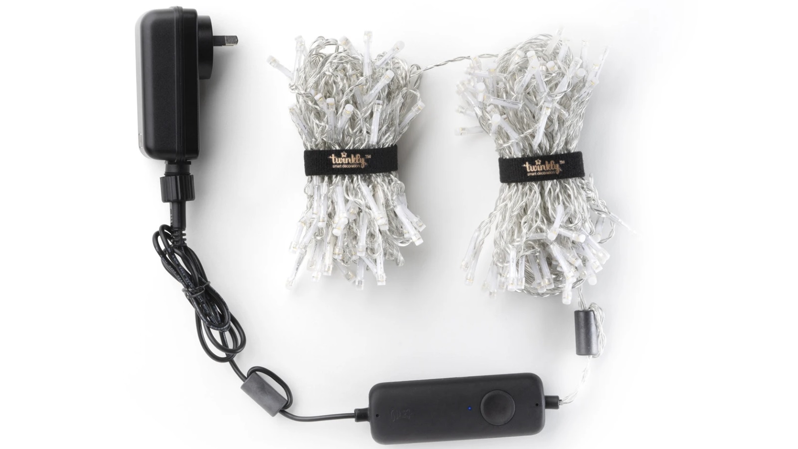 Twinkly Generation II Smart 210 RGB Colour/White Curtain Lights ...