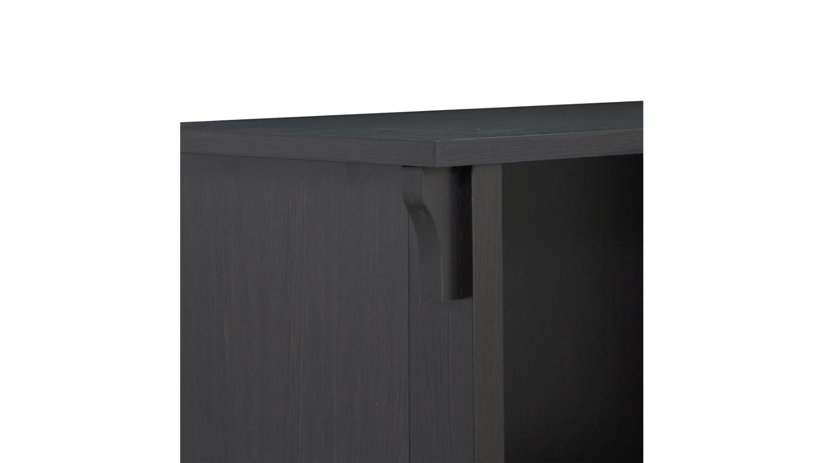 Maestro Furniture 3-Shelf Tyann Bookcase Display Storage Cabinet with 2 ...