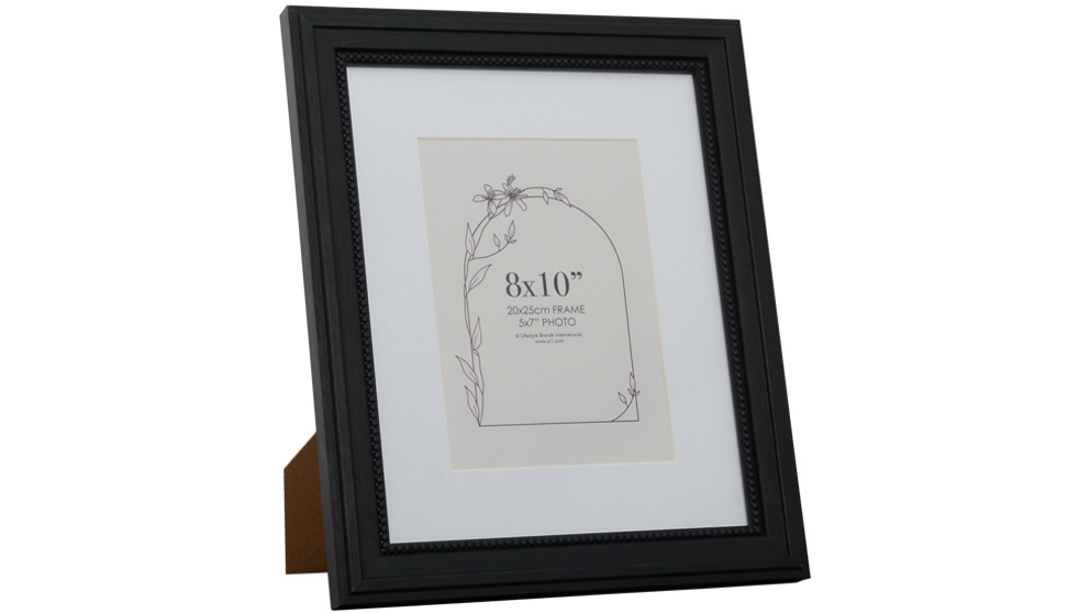 UR1 Camila 8x10-inch Black Photo Frame with 5x7-inch Opening | Harvey ...