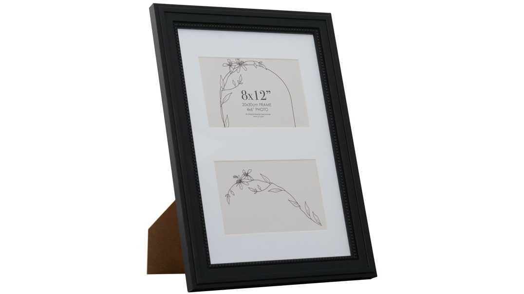 UR1 Camila 8x12-inch Black Photo Frame with 2 4x6-inch Opening | Harvey ...