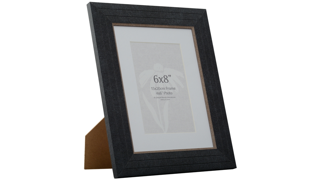 UR1 Bowie 6x8-inch Black Photo Frame with 4x6-inch Opening | Harvey Norman
