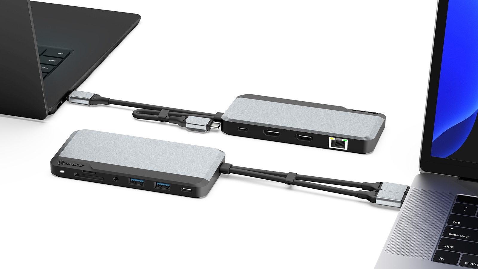 Alogic Twin USB-C Super Dock 10-in-1 Docking Station | Harvey Norman