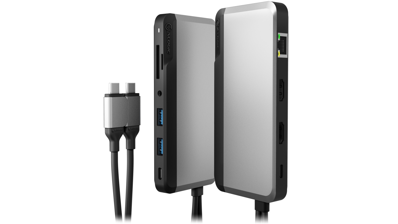 Alogic Twin USB-C Super Dock 10-in-1 Docking Station | Harvey Norman
