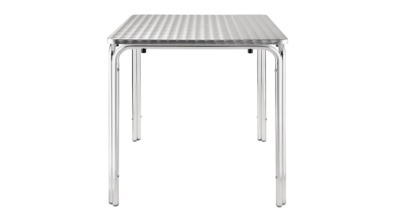 Bolero Stainless Steel Square Stacking Table - 70cm | Harvey Norman