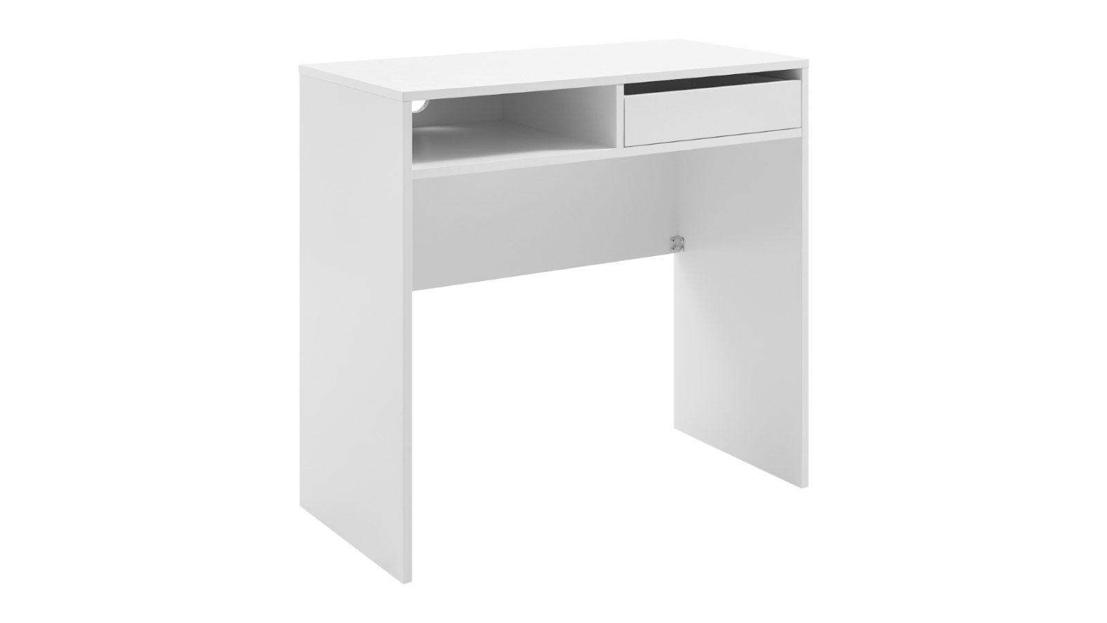 Kodu Axel Computer Office Study Desk with Drawer - White | Harvey Norman