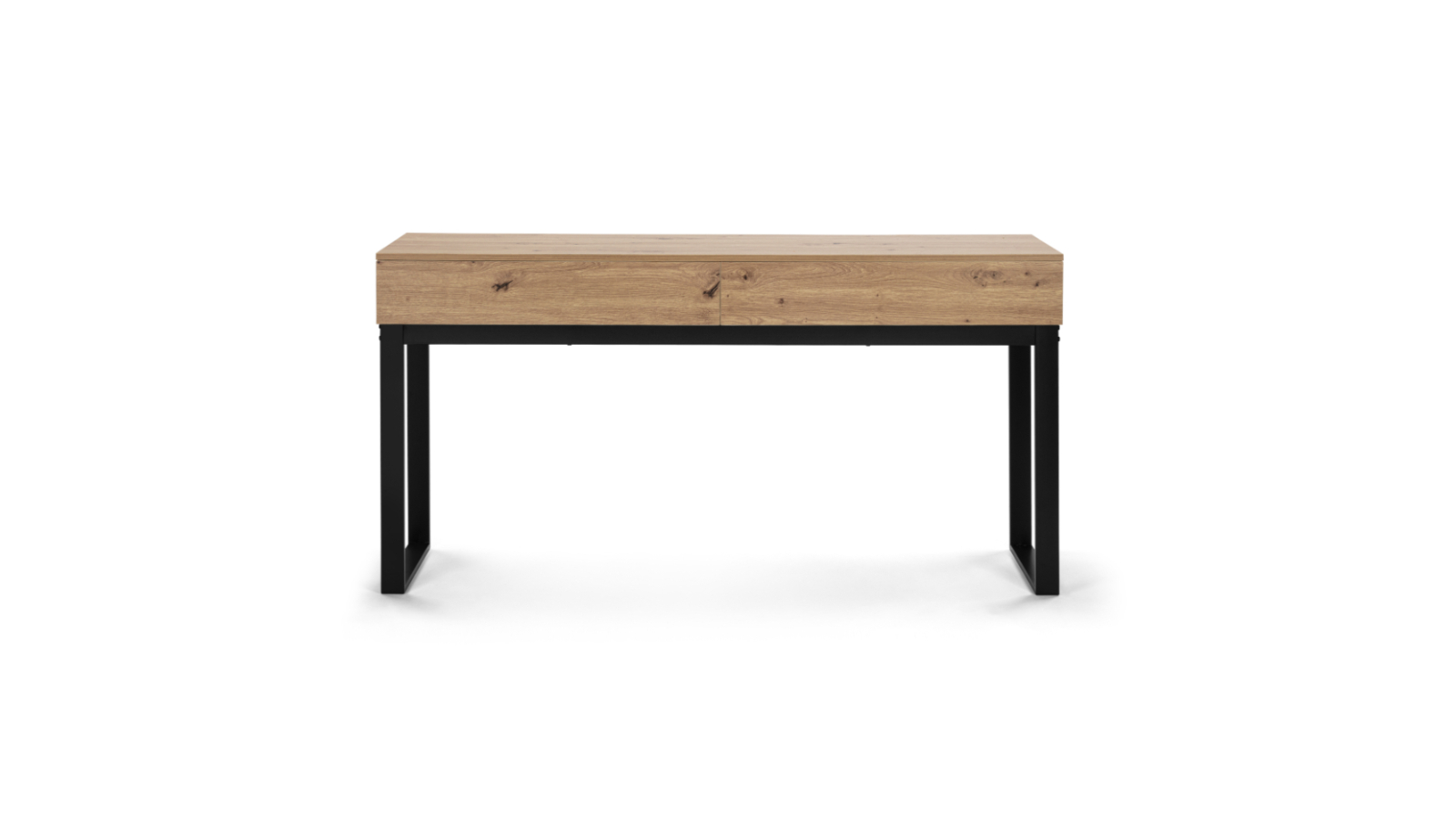 Kodu Caleb Console Table Industrial Hallway Entryway Table 2 Drawers ...