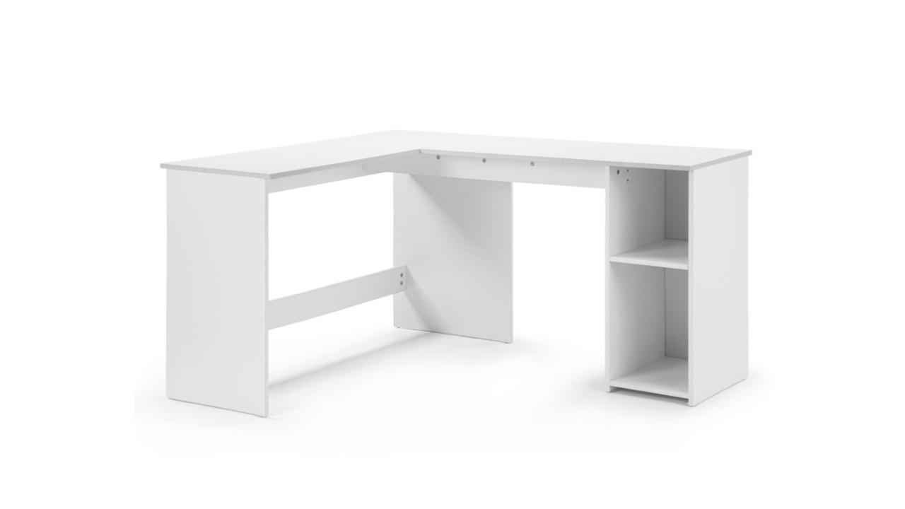Kodu 145 x 120 Garrett L-Shaped Study Home Office Desk - White | Harvey ...