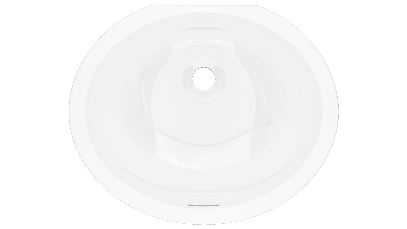Victoria & Albert Laceno 49 Basin - Gloss White | Harvey Norman