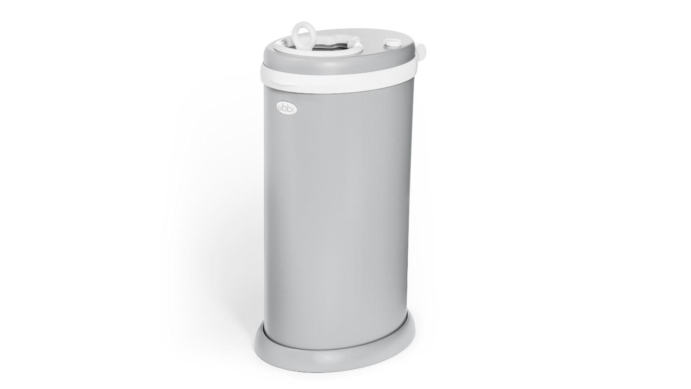 Ubbi Nappy Pail - Matte Grey | Harvey Norman