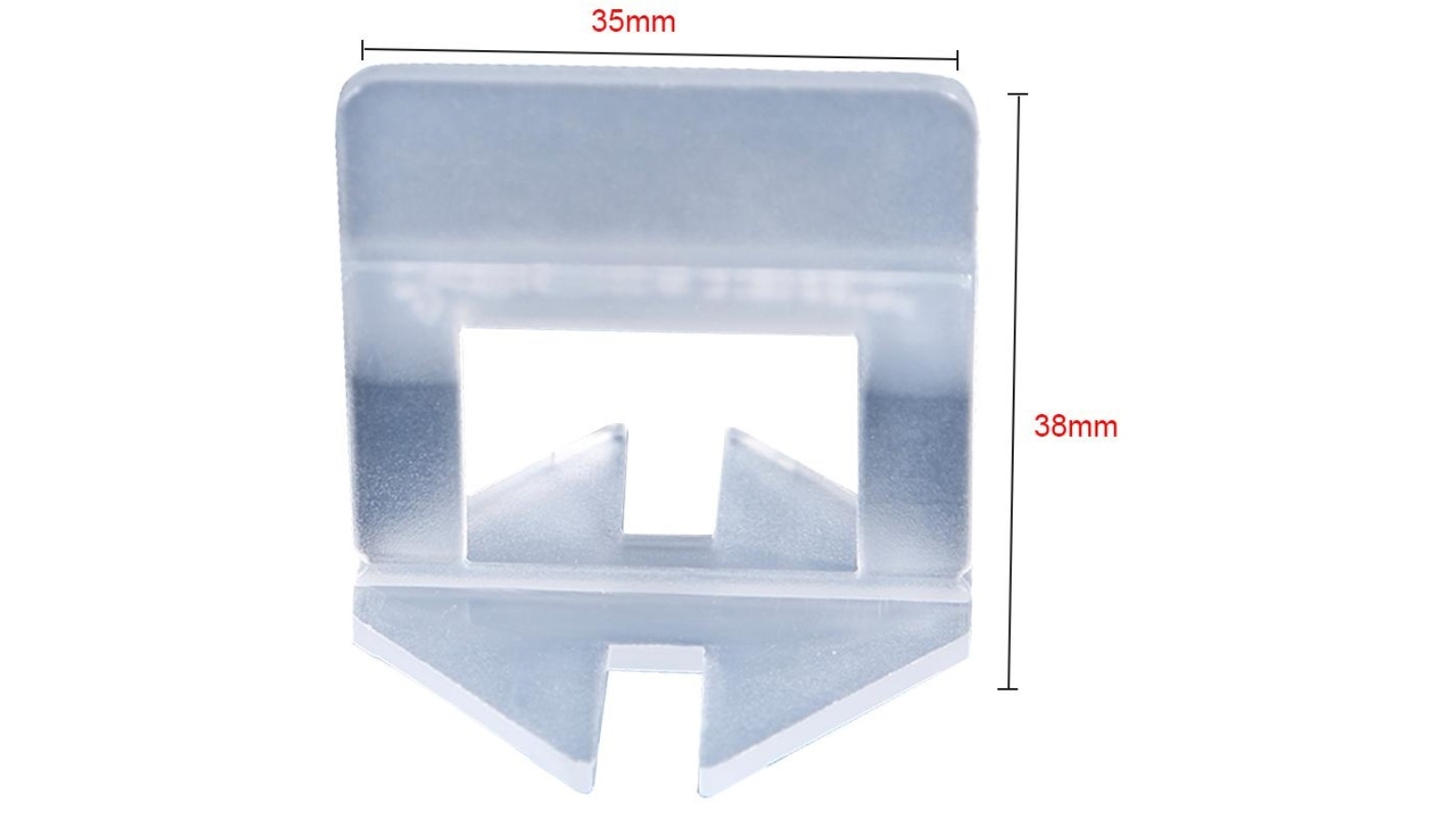 Leveling Clips Wall 0.3cm - 1000 Pieces | Harvey Norman