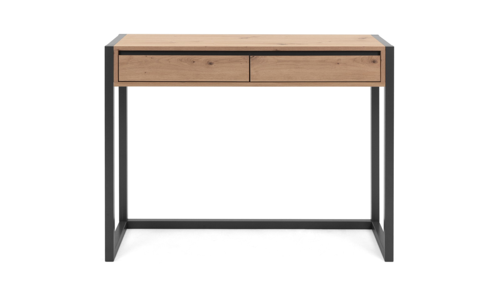 Vigar and Rose Denver Console Table woodgrain and black | Harvey Norman