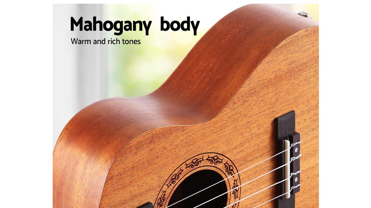 Alpha 26-inch Tenor Ukulele with Tuner - Natural | Harvey Norman