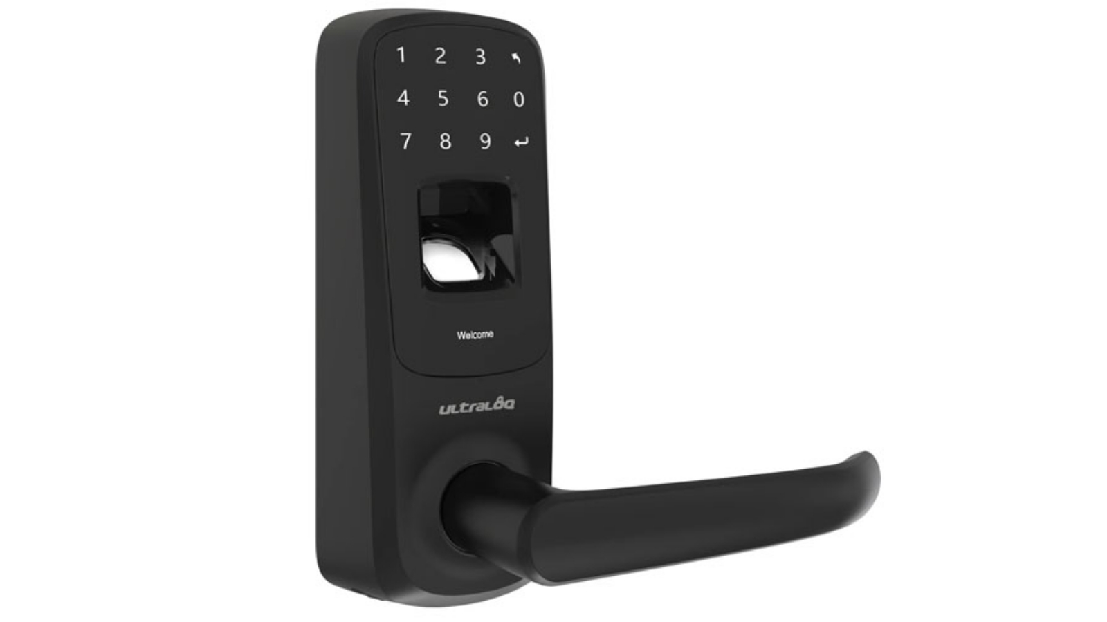 Ultraloq UL3 BT Bluetooth Fingerprint Smart Lock Handle - Black ...