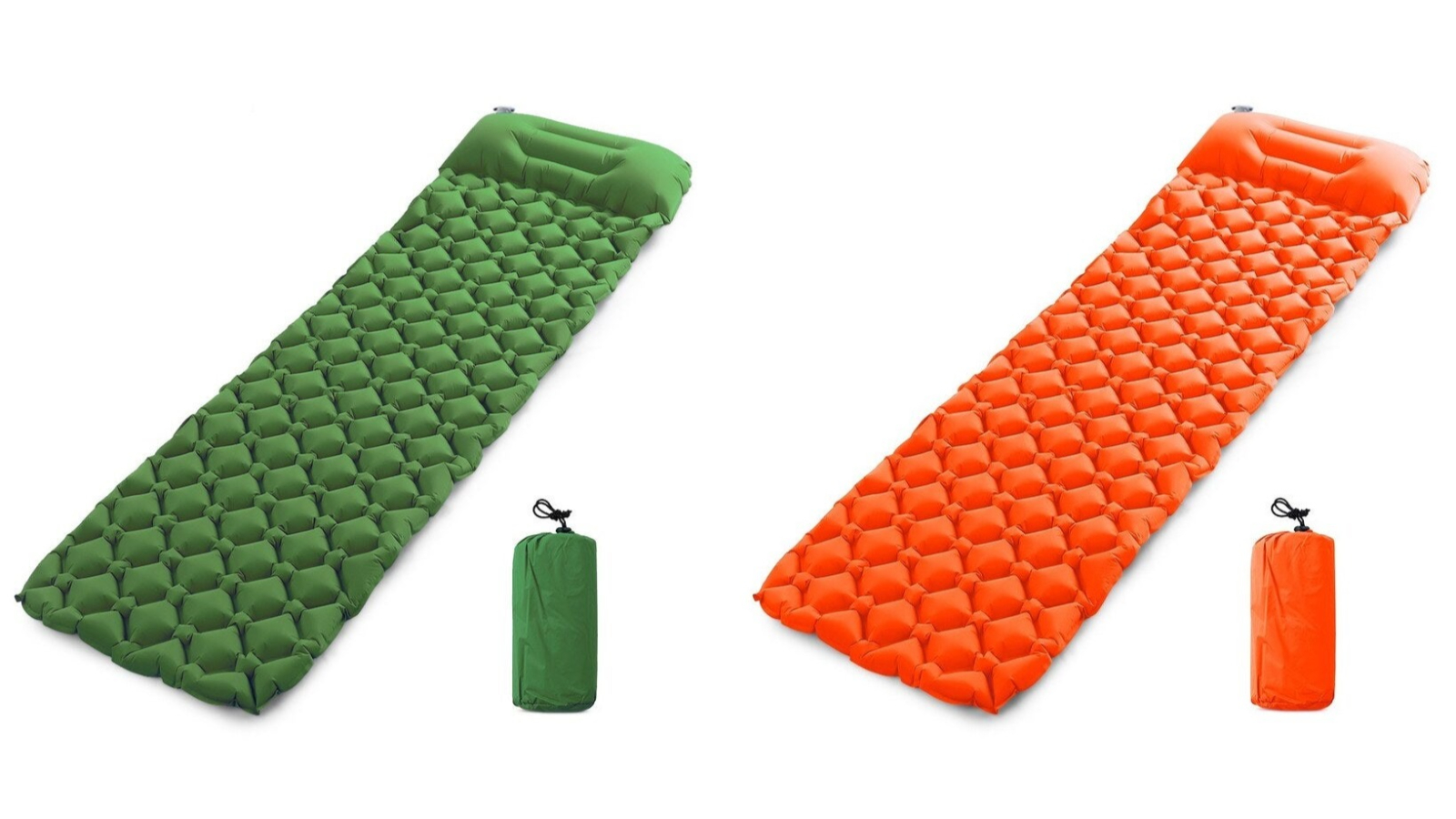HOD Ultralight Air Sleeping Inflatable Camping Mat with Pillow | Harvey ...