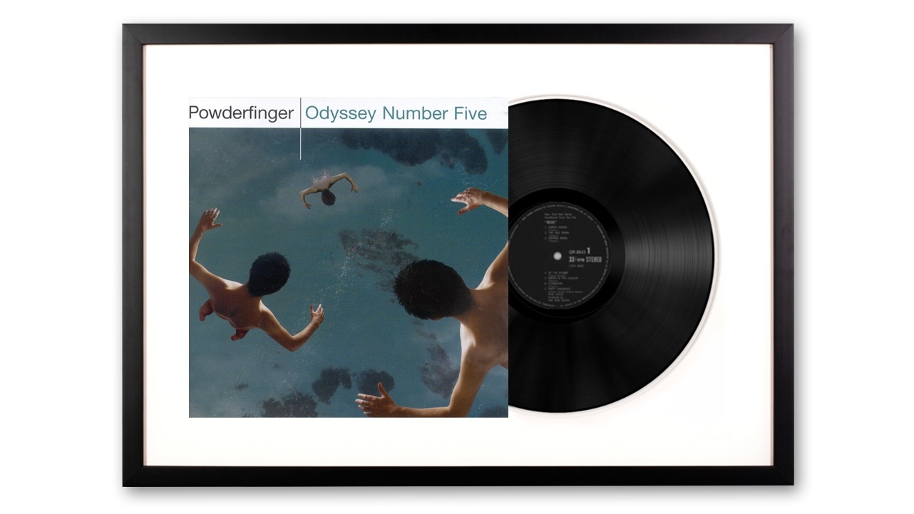 Vinyl Art Framed Powderfinger Odyssey Number Five Vinyl Album Art ...