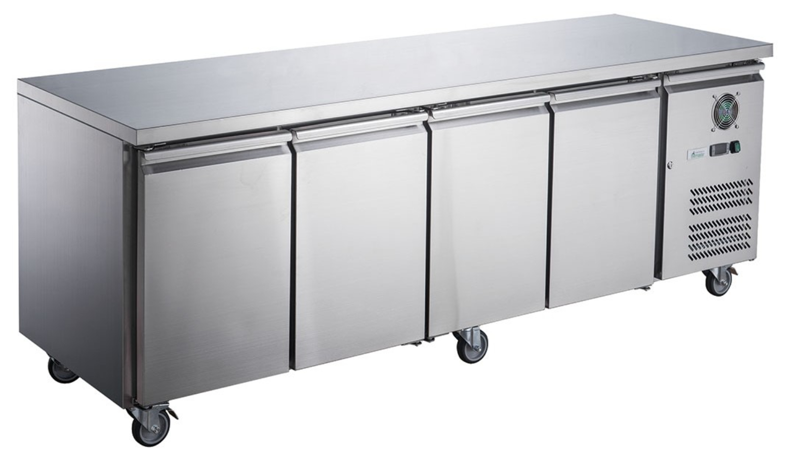 Thermaster Commercial 4-Door Bench Fridge - 449 Litre | Harvey Norman