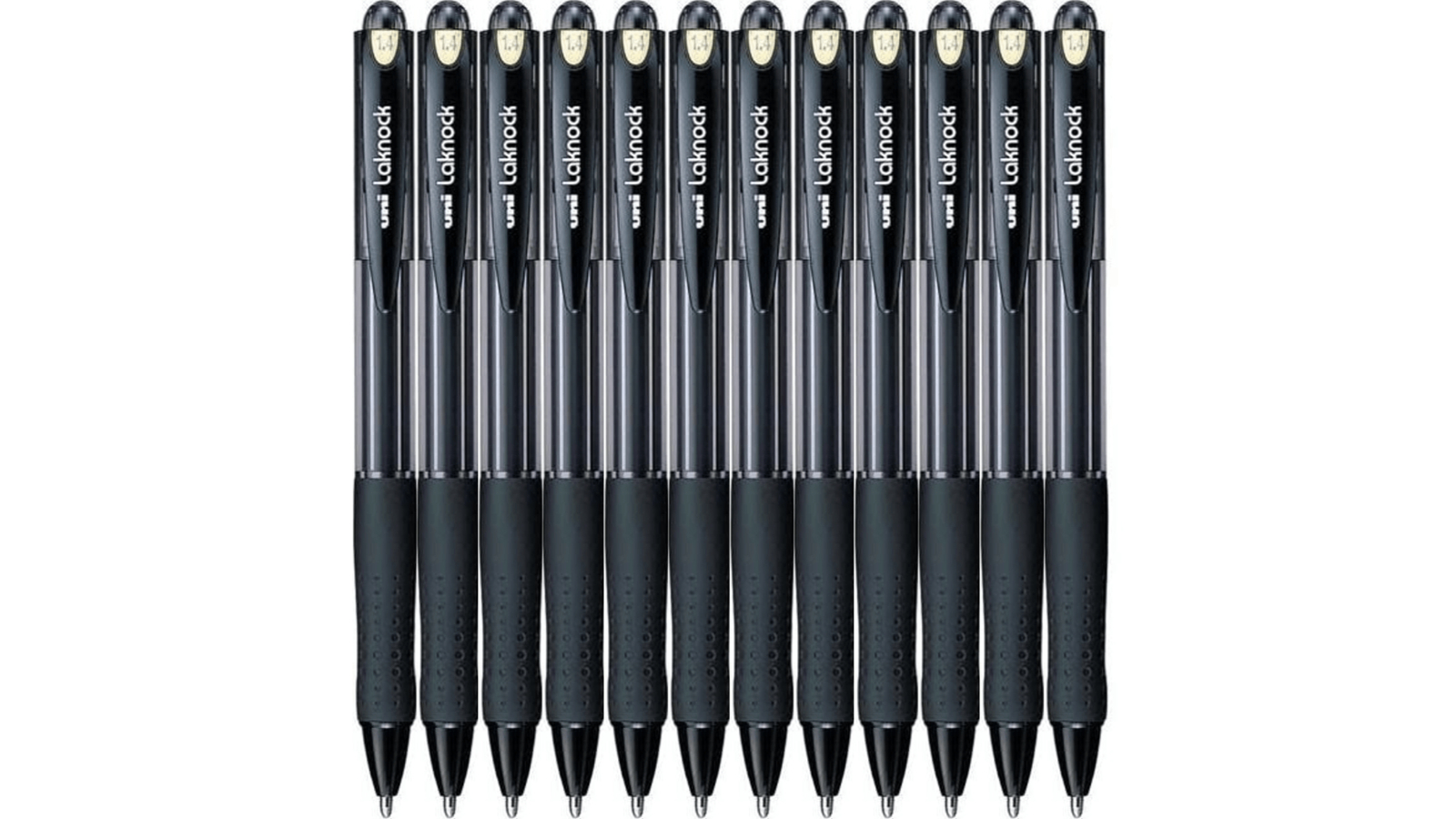 Uni-Ball SN-100 Box of 12 Laknock Retractable Broad Ballpoint Pen ...