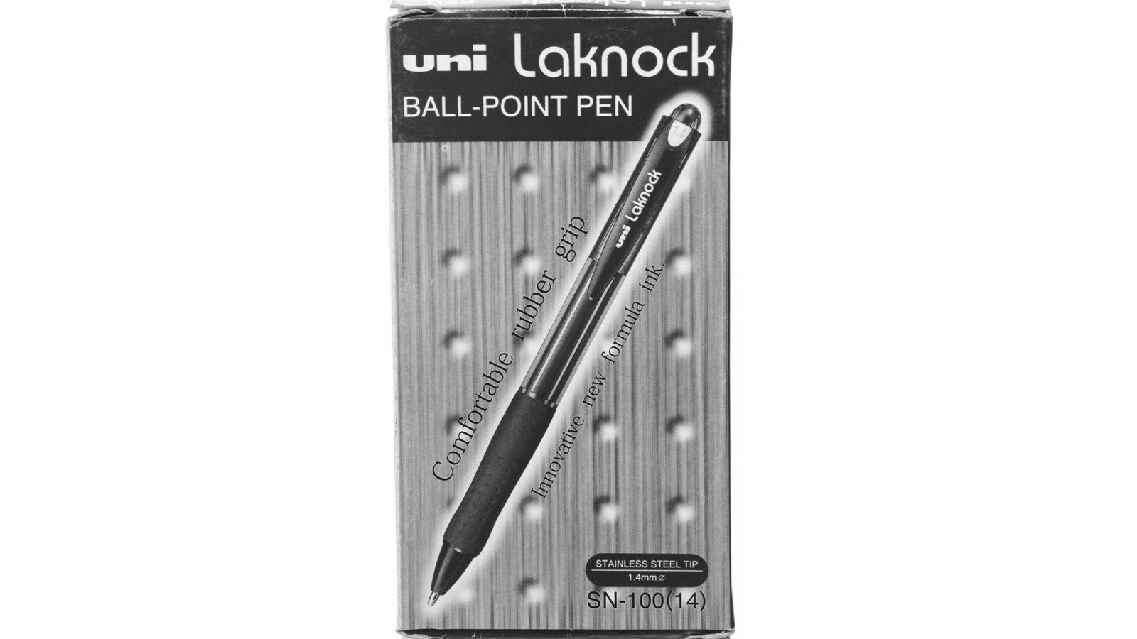 Uni-Ball SN-100 Box of 12 Laknock Retractable Broad Ballpoint Pen ...