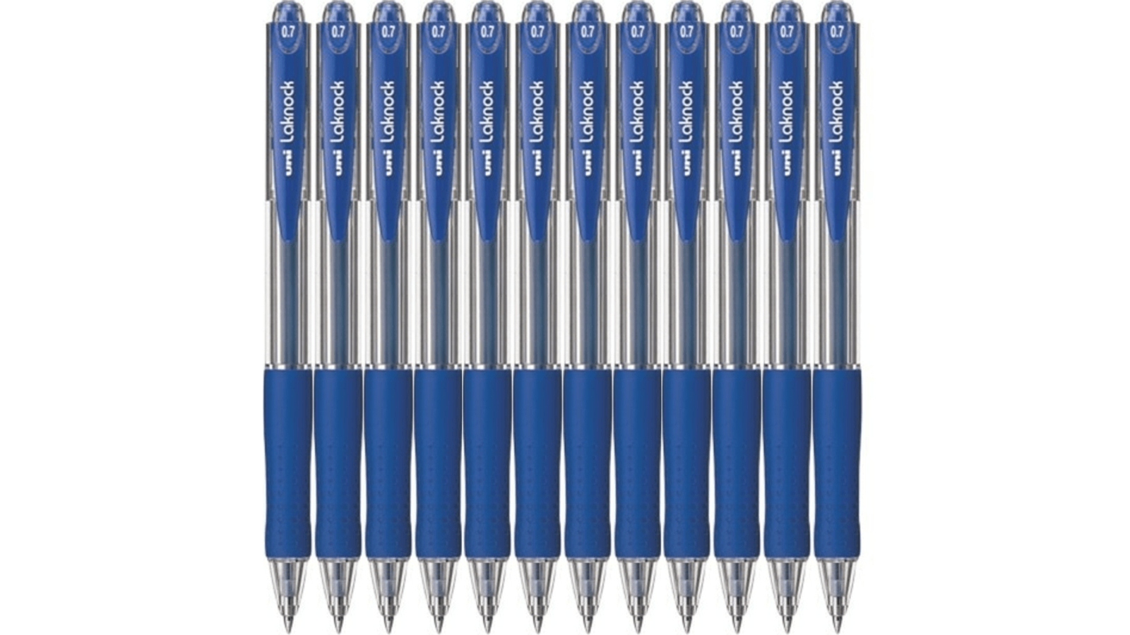 Uni-Ball SN-100 Fine Pack of 12 Laknock Retractable Ballpoint Pen ...