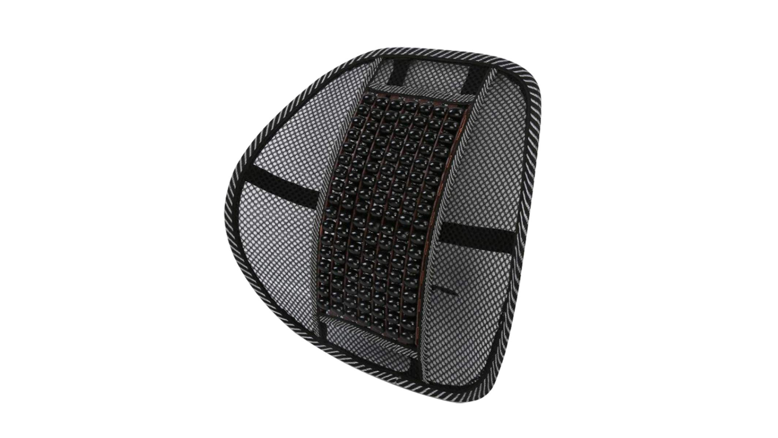 My Car Universal Mesh Back Support with Beaded Centre - Black | Harvey ...