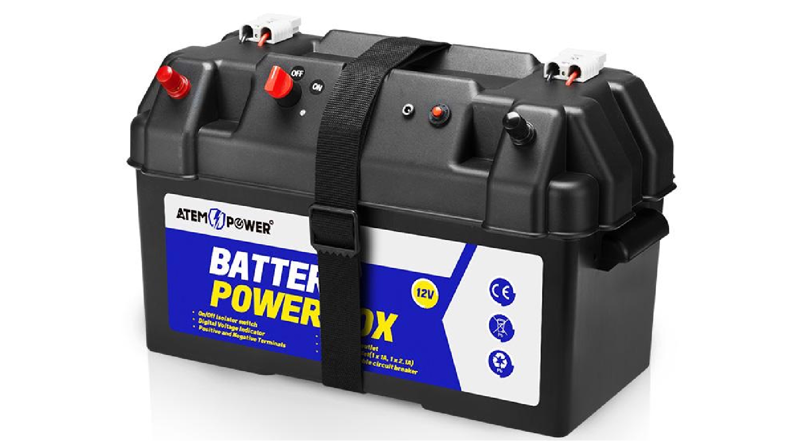 Atem Power 12V Portable Battery Box | Harvey Norman