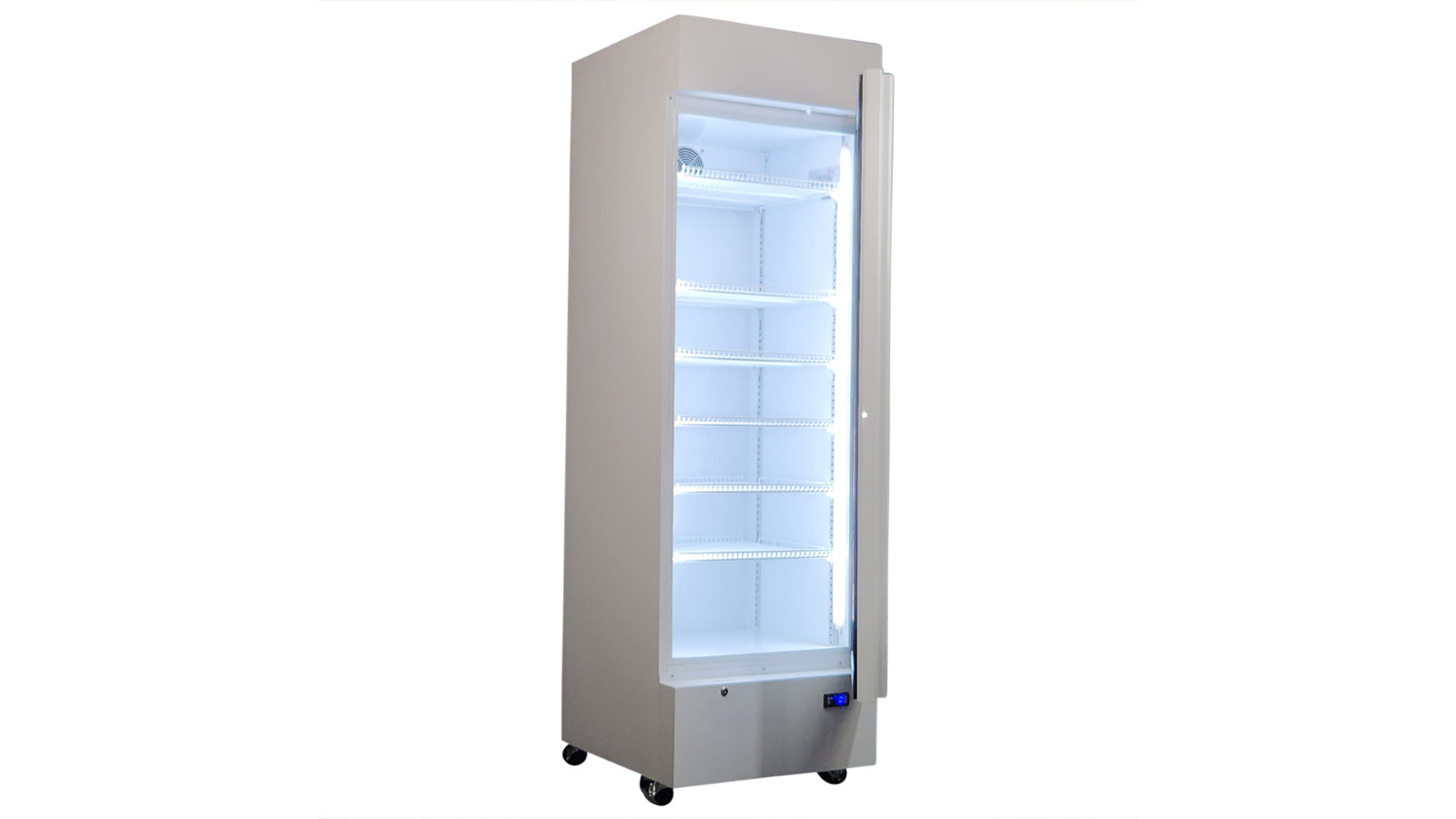 Schmick Commercial 370 Litre Glass Door Upright Bar Fridge | Harvey Norman