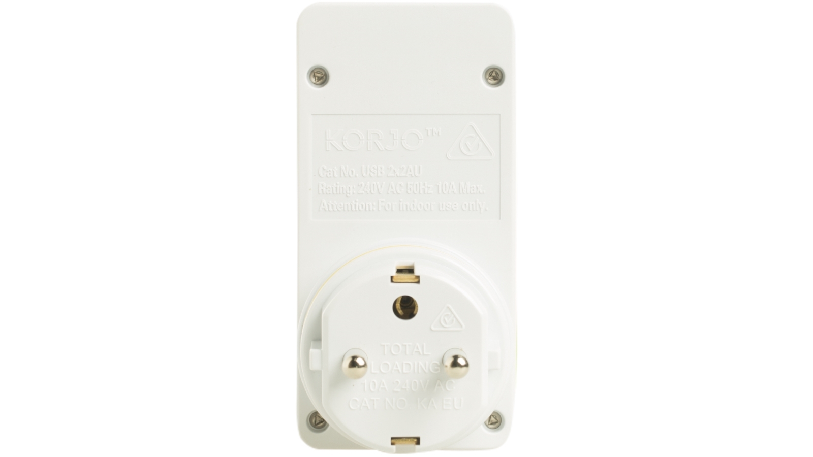 Korjo USB & Power Adapter for Europe | Harvey Norman