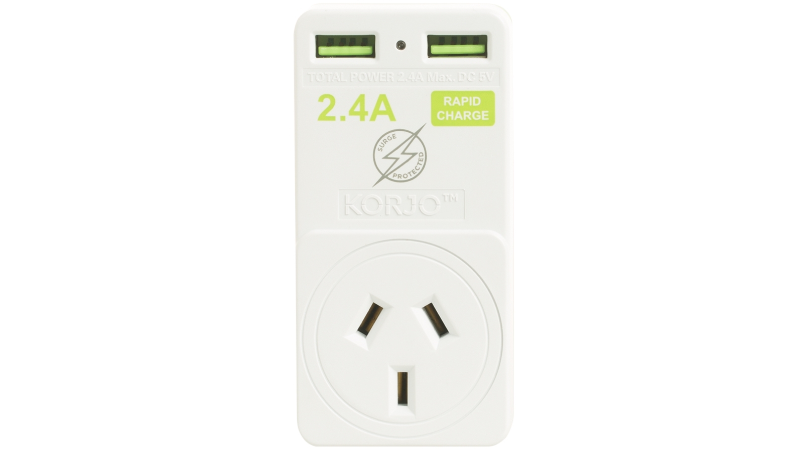 Korjo USB & Power Adapter for USA | Harvey Norman