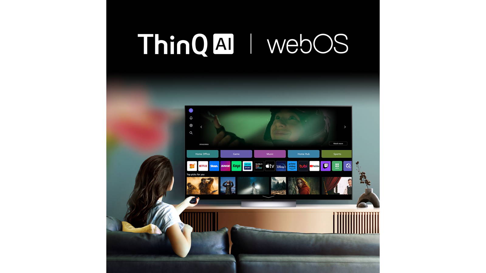 LG 50-inch UT8050 4K UHD LED Smart TV | Harvey Norman