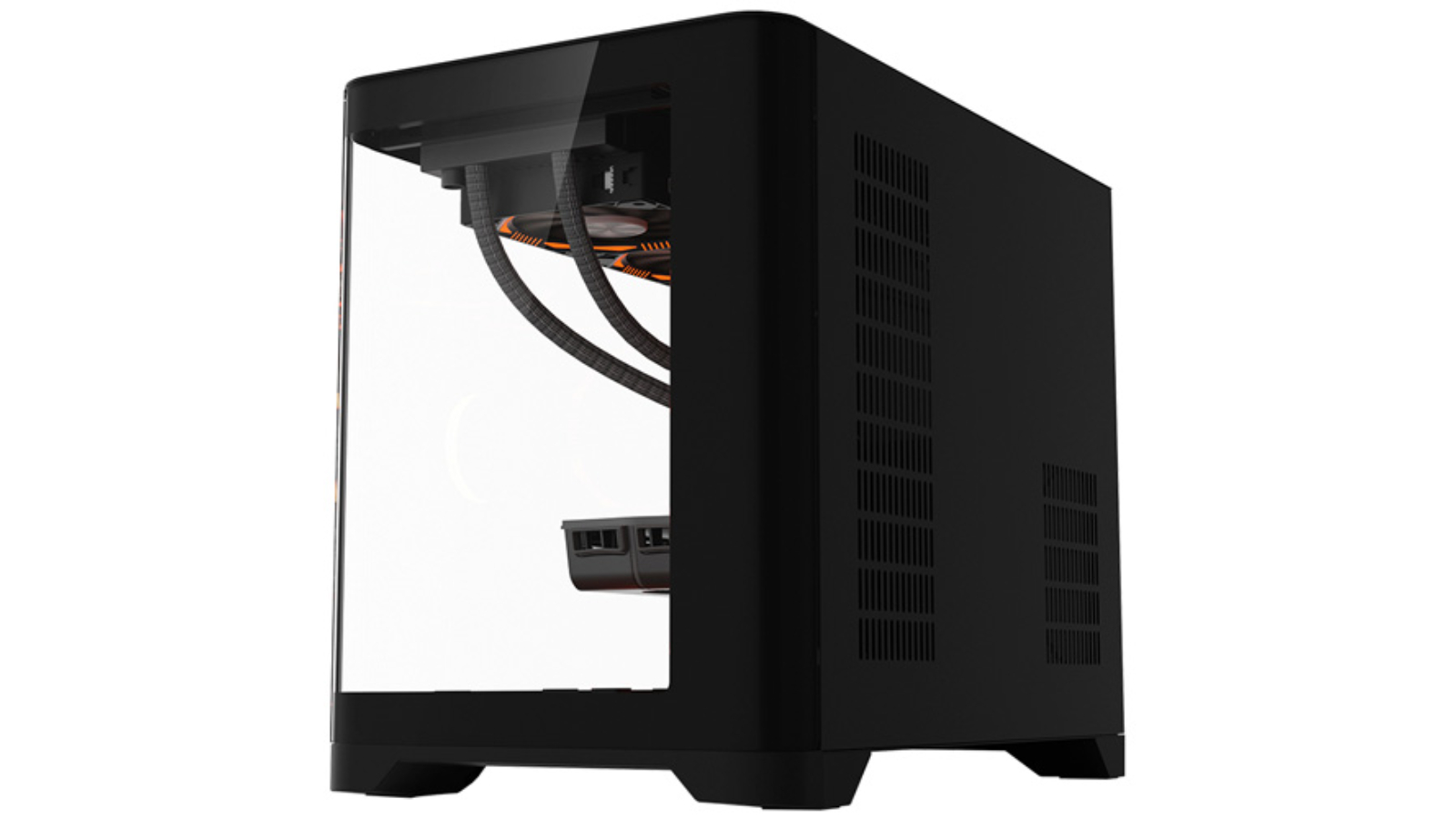 1st Player UV6 M-ATX ITX PC Gaming Case - Black | Harvey Norman
