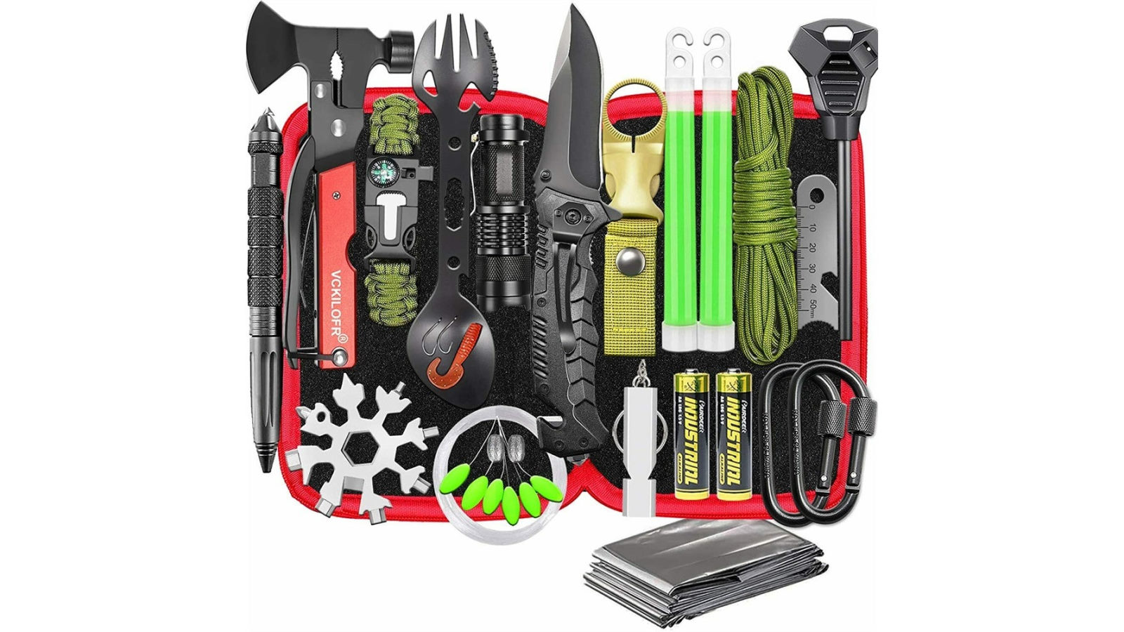 Health and Home 32 In 1 Emergency Survival Equipment Kit Camping Sos ...