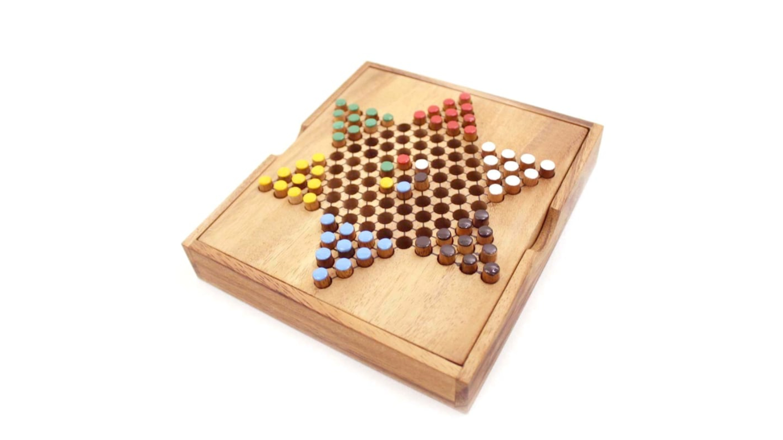 YS Wooden Chinese Checker Strategy Board Game for Adult | Harvey Norman