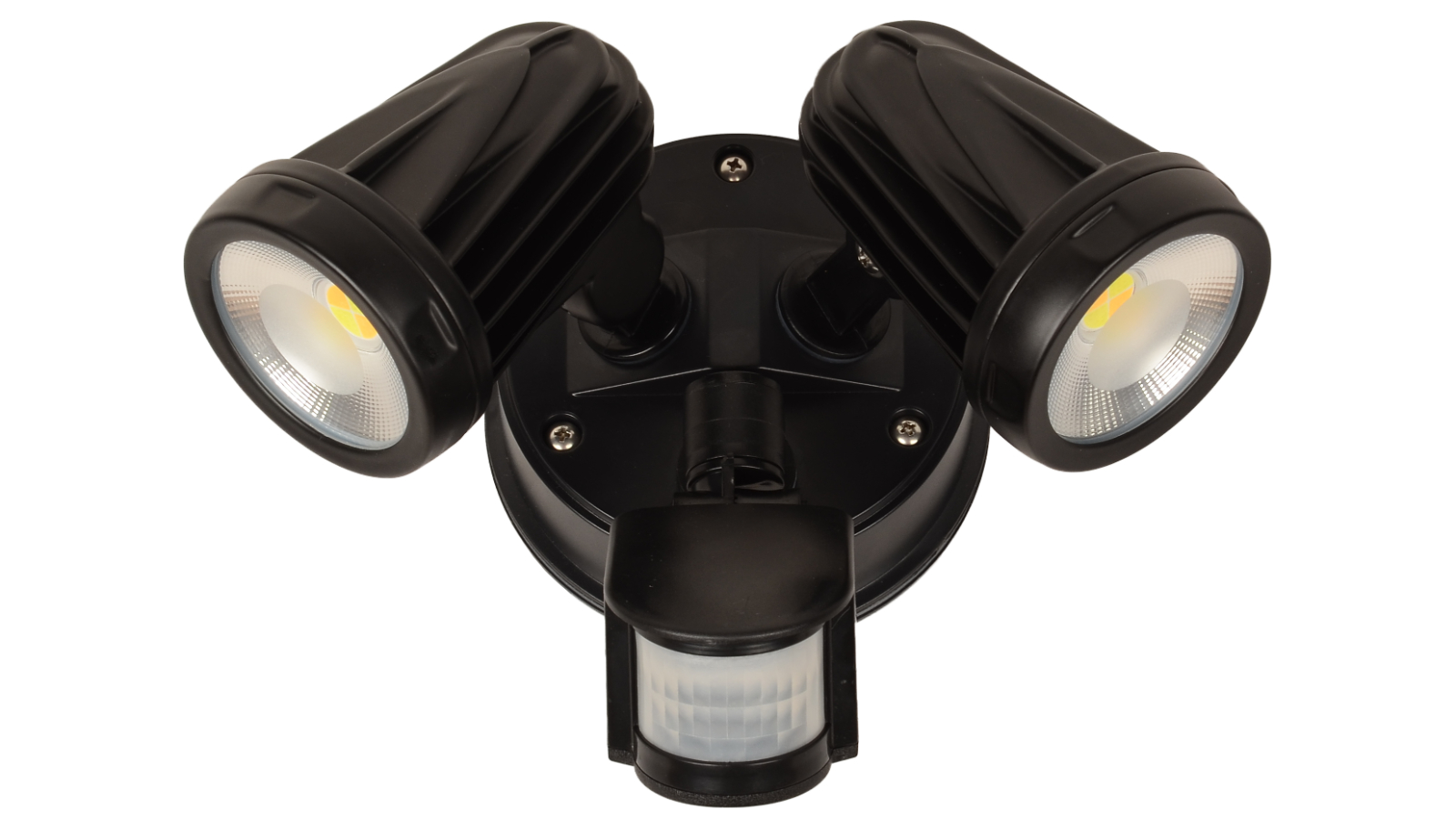Lawell Black Premium Twin Spotlight with Sensor | Harvey Norman