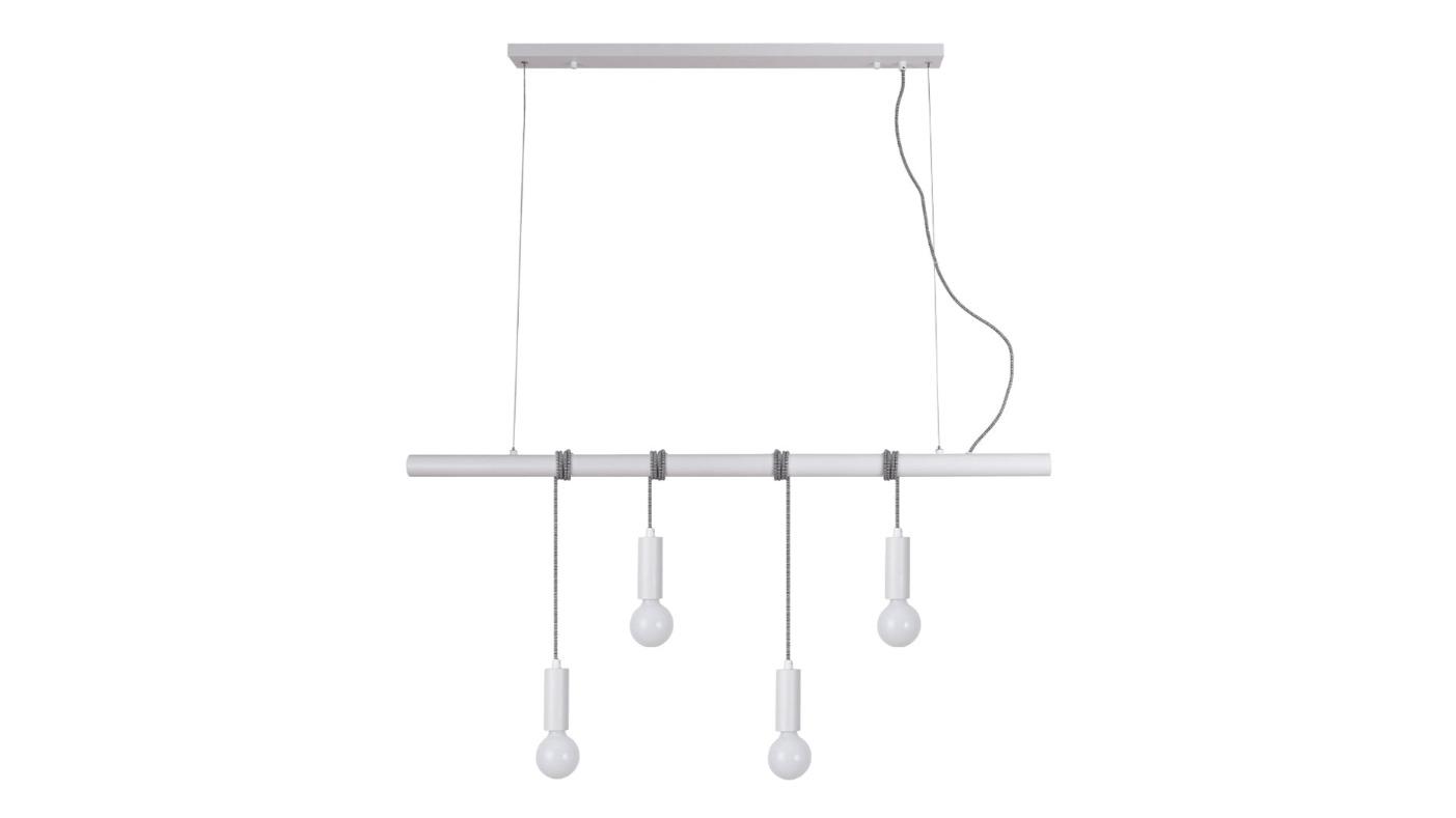 Lexi Lighting Bikkel 4 Pendant Light - White | Harvey Norman